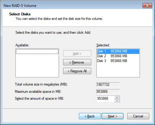RAID arrays in HP ProLiant MicroServer NAS mode, performance tests and ...