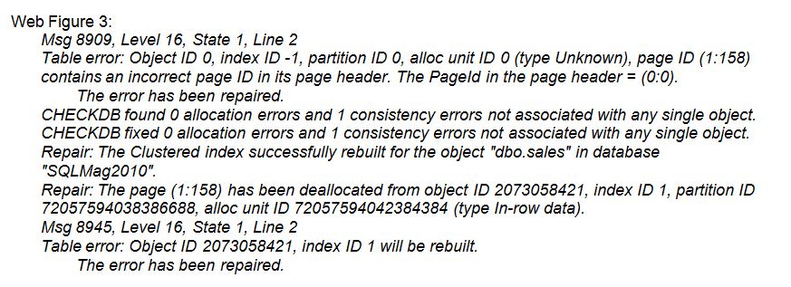 Using Database Repair For Disaster Recovery Mssql Server Repair Data Recoup Services